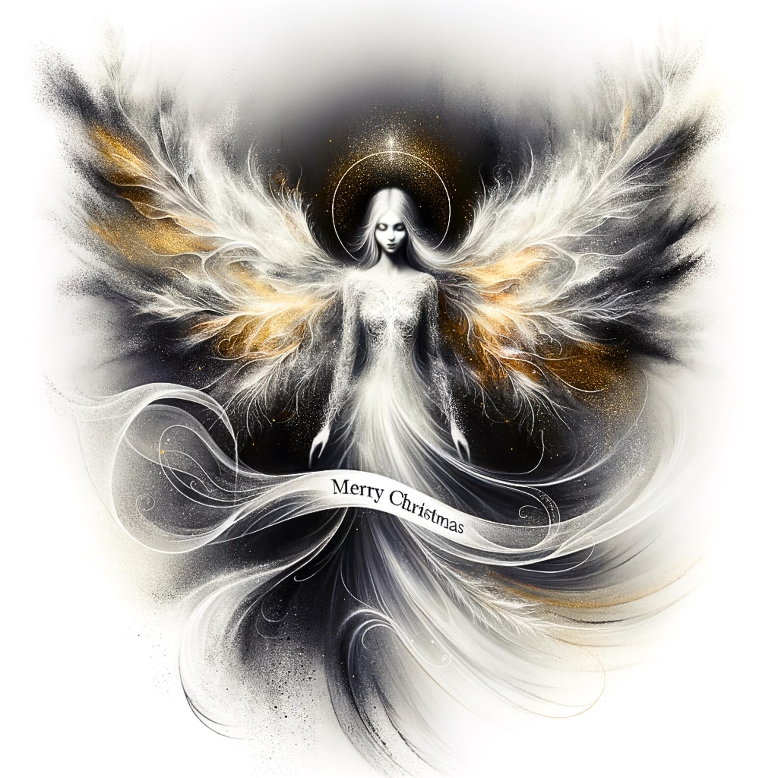 Christmas Angel Clipart Bundle for Holiday Designs I Watercolor Angel Clipart I Card Crafting I ...