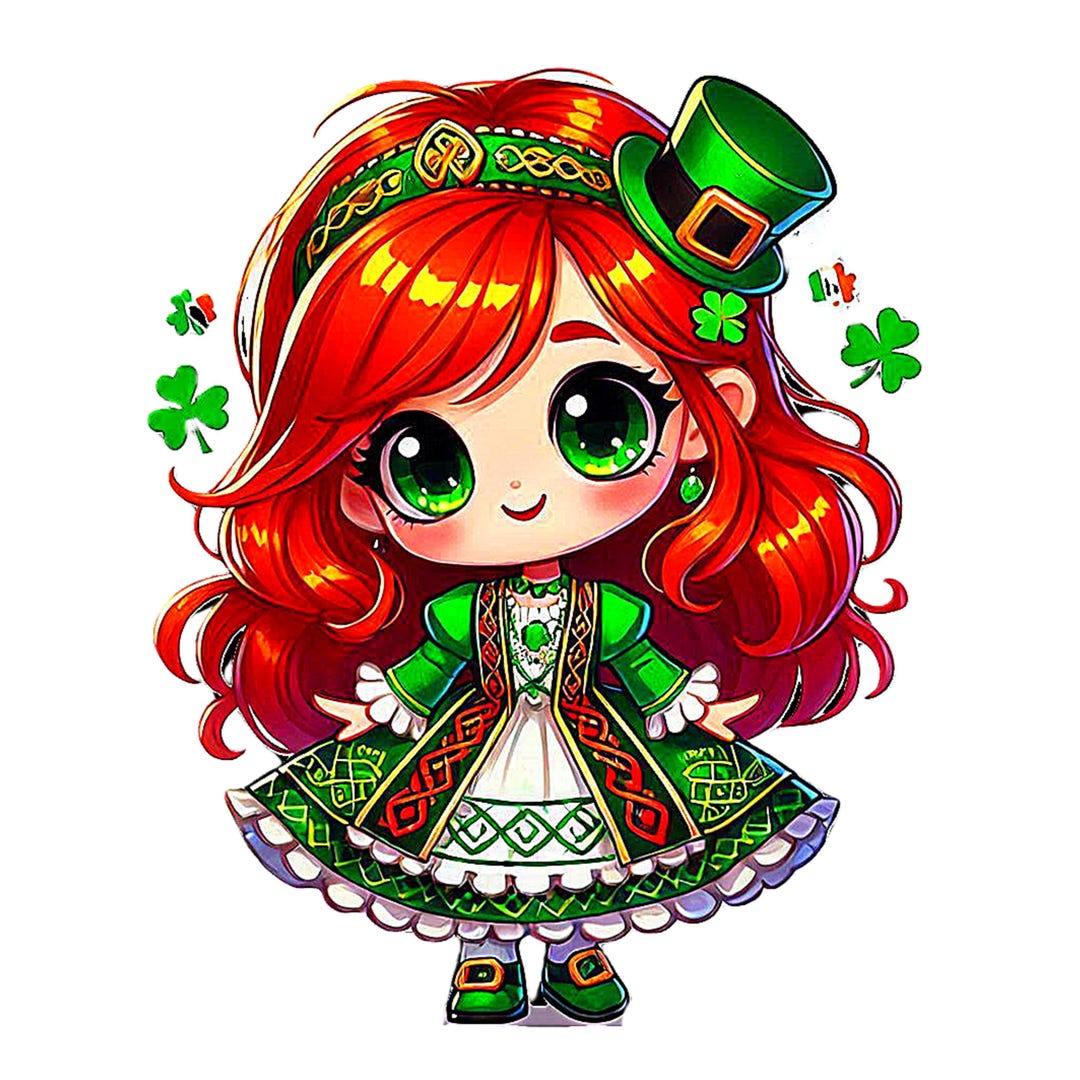 Cute St. Patrick's Day Clipart Bundle I Leprechaun Graphics PNG I ...