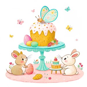 Easter Butterflies Clipart Bundle I Cute Easter Butterflies PNG I ...