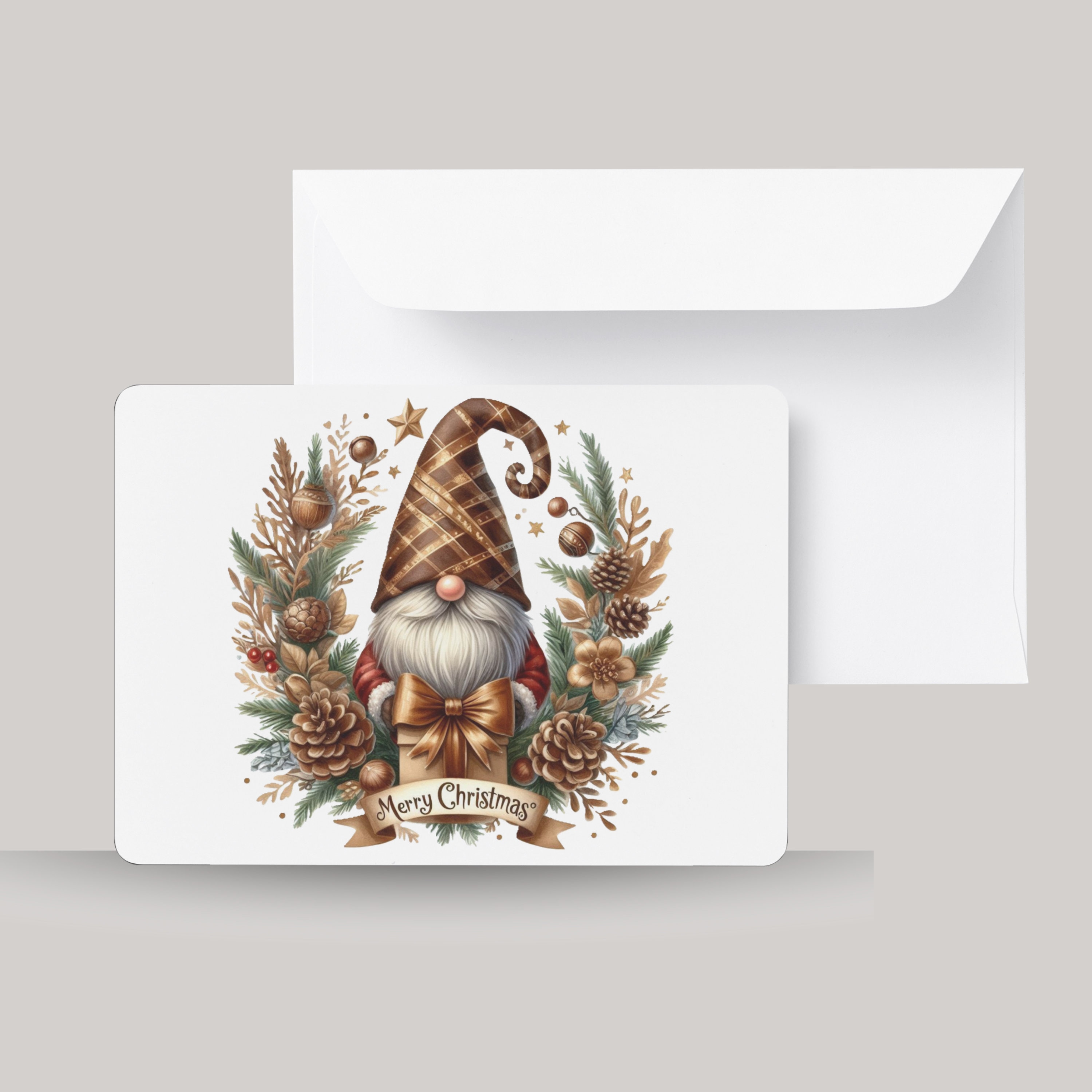 2 Christmas Gnomes PNG in Red and Green Festive Holiday Gnome Clipart ...