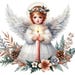 Christmas Angel Clipart Bundle for Holiday Designs I Traditional ...