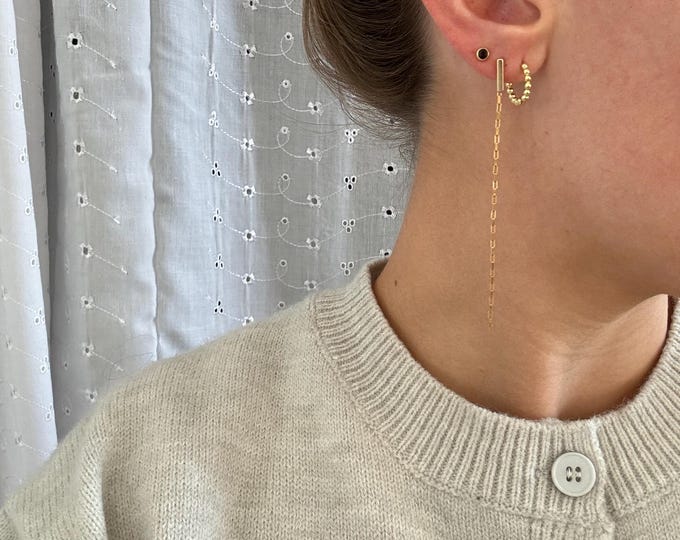 Chain Duster Earrings - Etsy