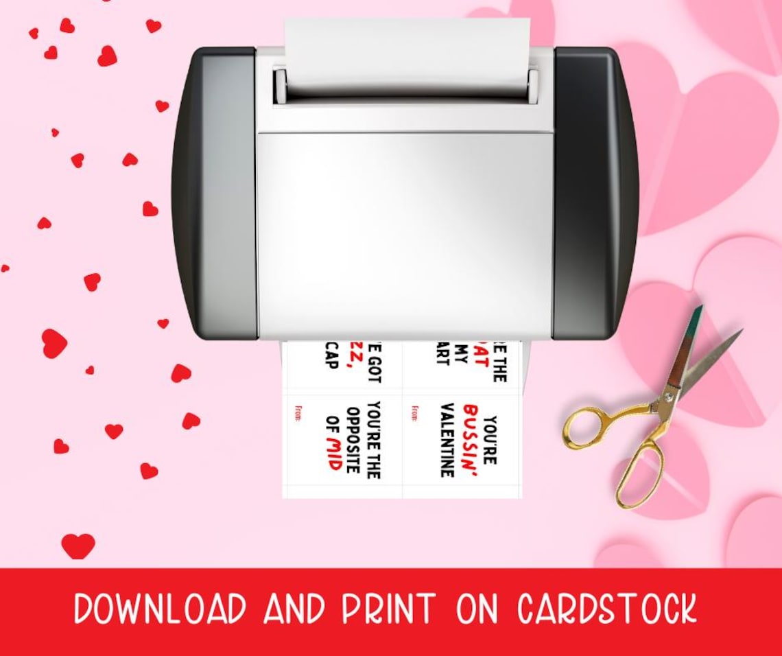 Slang Valentine Cards, Middle School Valentine's Day Cards, Tween Teen ...