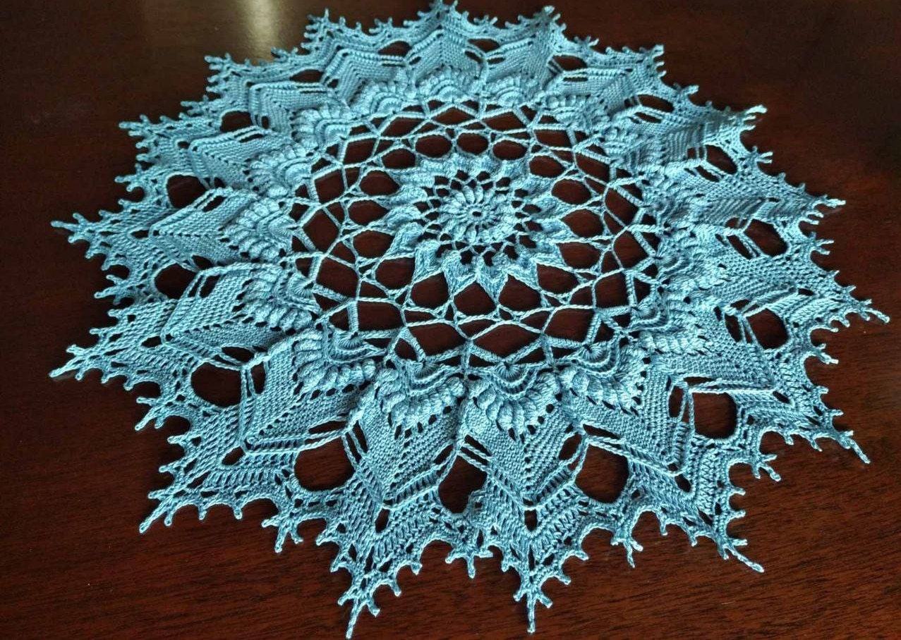 Crochet Doily, Handmade, Unique Holiday Decor N1 - Etsy