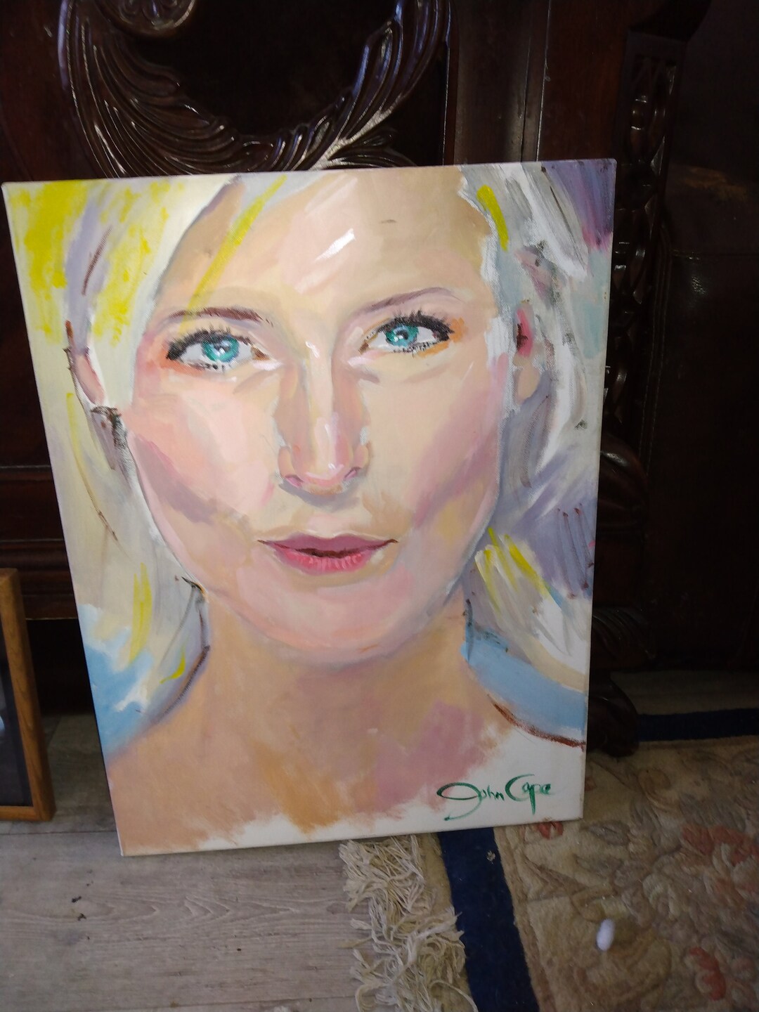 John Cope Signed Oil Painting - Etsy