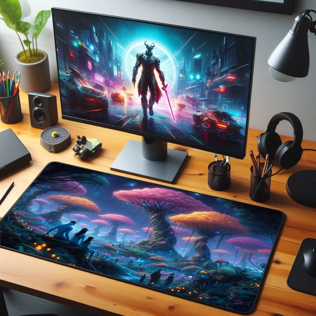 Avatar Mouse Pad, LED Gaming Mouse Pad, XXL Desk Mat, Mouse Pad For ...