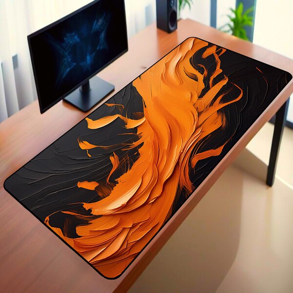 Orange Desk - Etsy