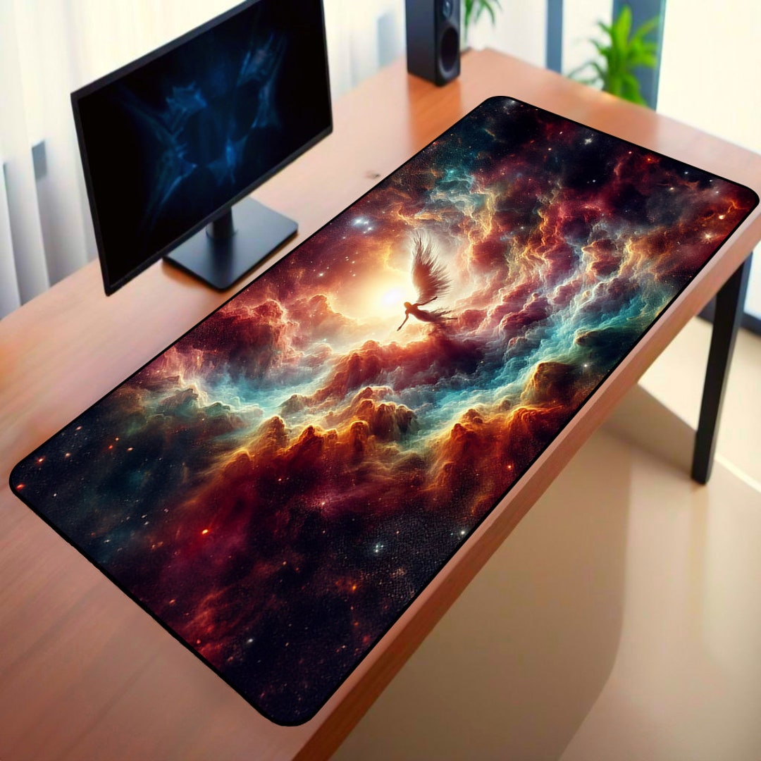 Nebula LED Gaming Mouse Pad, Cute Desk Mat, Deep Space Mouse Pad, XXL ...