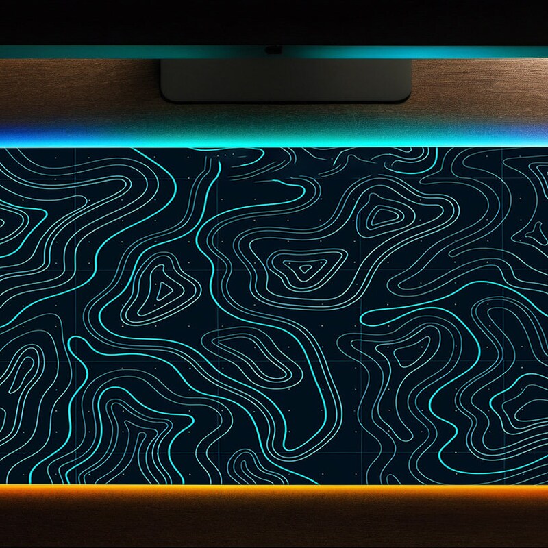 Topographic Mouse Pad - Etsy