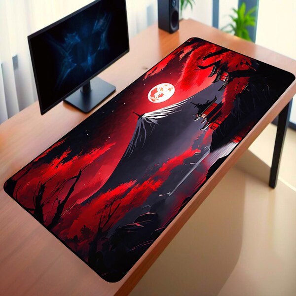 Red and Black Mouse Pad - Etsy