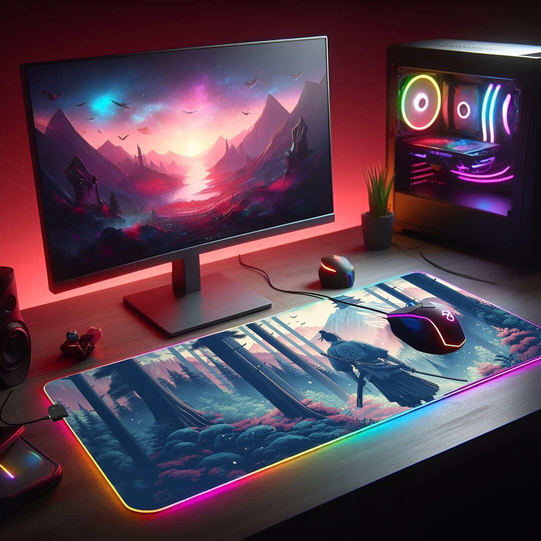 LED Gaming Mouse Pad, Mouse Pad, Gaming Mouse Pad, Big Gaming Mouse Pad, Dask Mat, Mouse Pad for ...