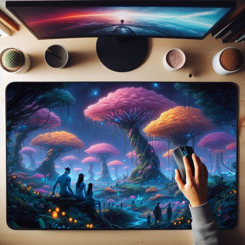 Avatar Mouse Pad, LED Gaming Mouse Pad, XXL Desk Mat, Mouse Pad For ...