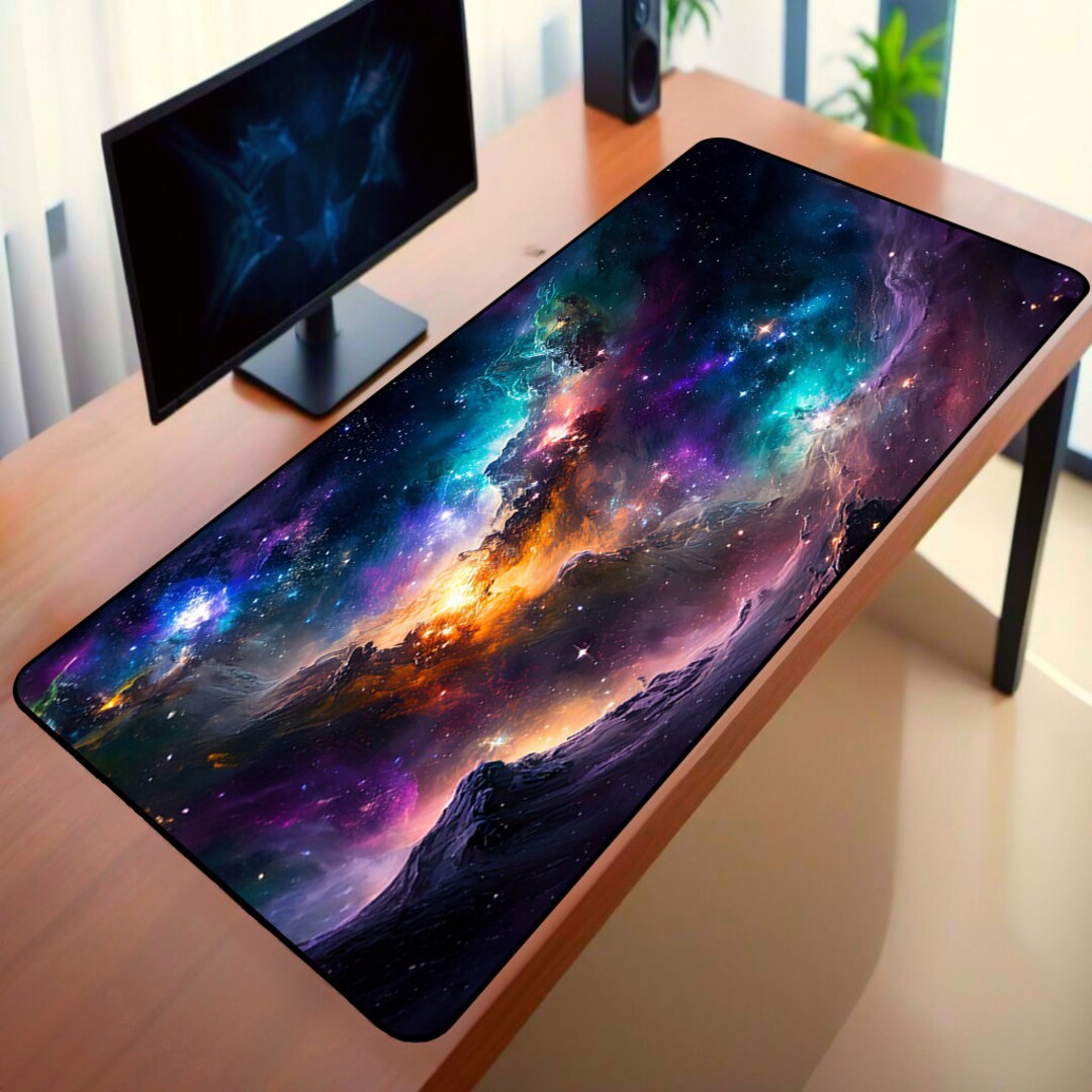 Nebula LED Gaming Mouse Pad, Cute Desk Mat, Deep Space Mouse Pad, XXL ...