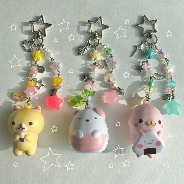Squishy Keychain - Etsy