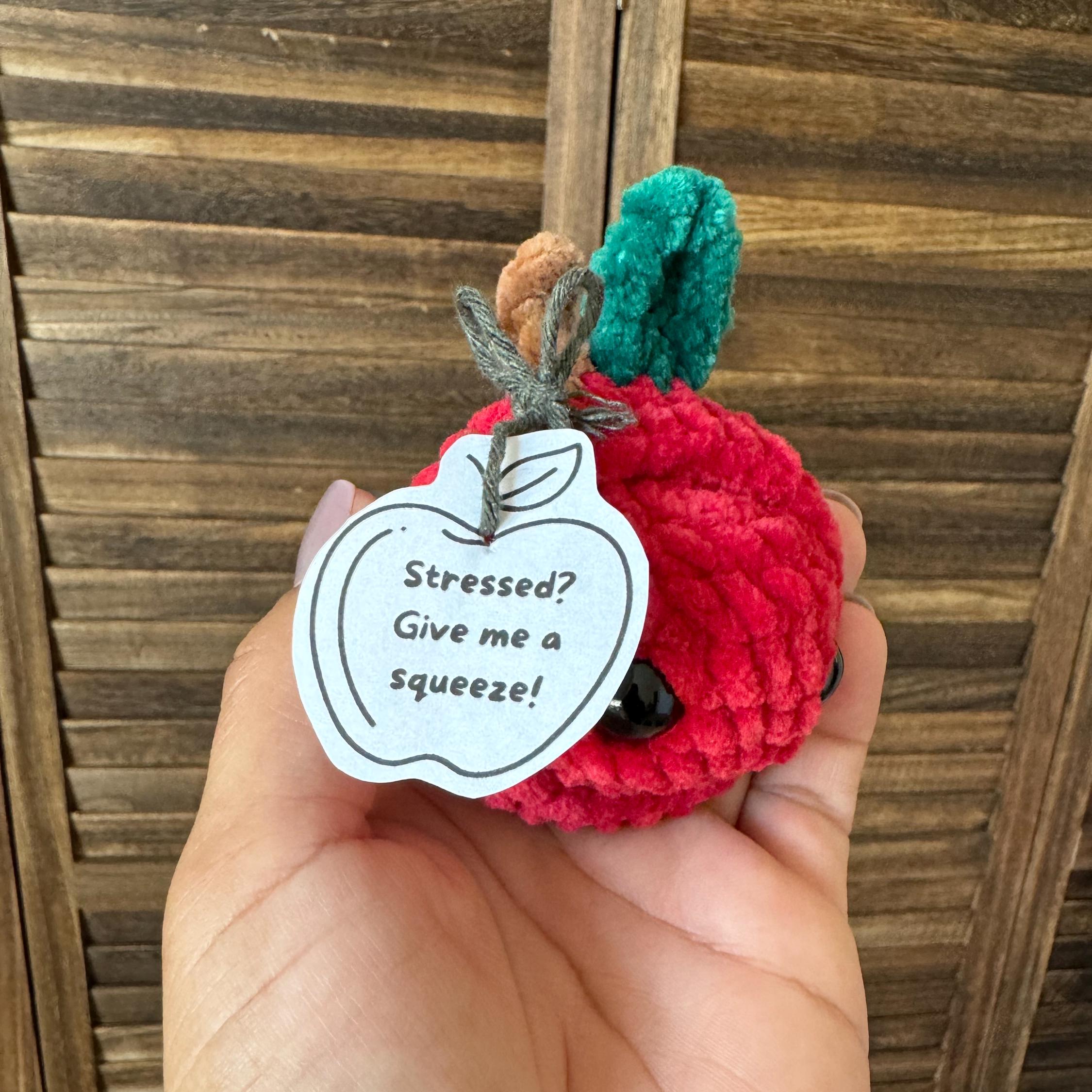 Pencil & Apple Stress Ball Buddies Tags: Teacher's Pet Series (PDF ...