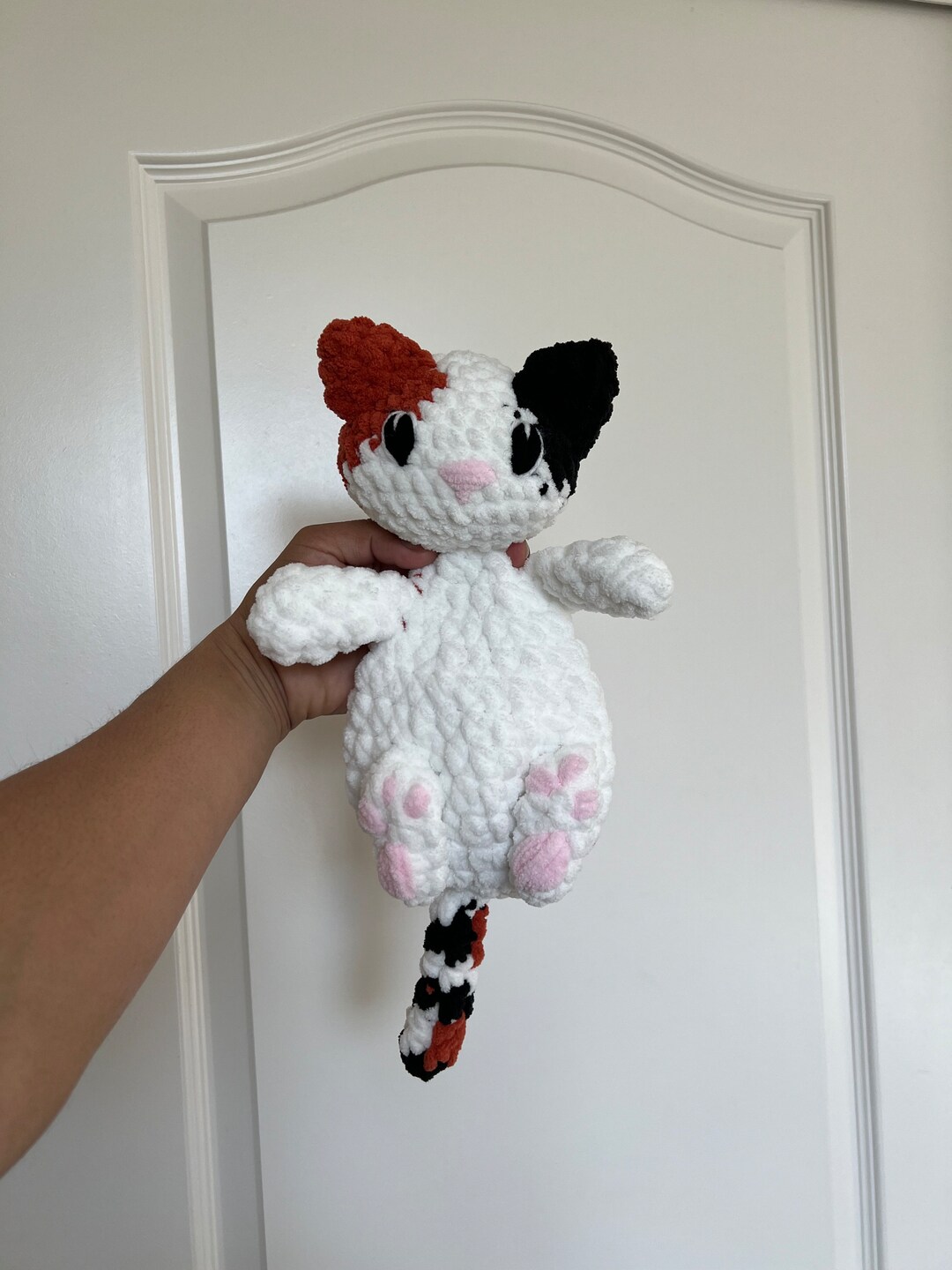 Calico Cat Plushie- Cat Lovey- Kitten Snuggler- Cat Toy- Baby Shower ...