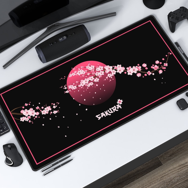 Large Mouse Pad Sakura - Etsy