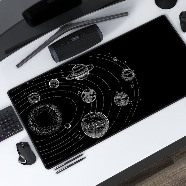 Desk Mat Space Theme - Etsy