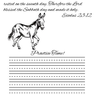 Old Testament Bible Copywork | Scripture Handwriting Practice ...