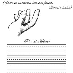 Old Testament Bible Copywork | Scripture Handwriting Practice ...