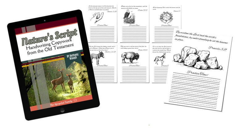 Old Testament Bible Copywork | Scripture Handwriting Practice ...