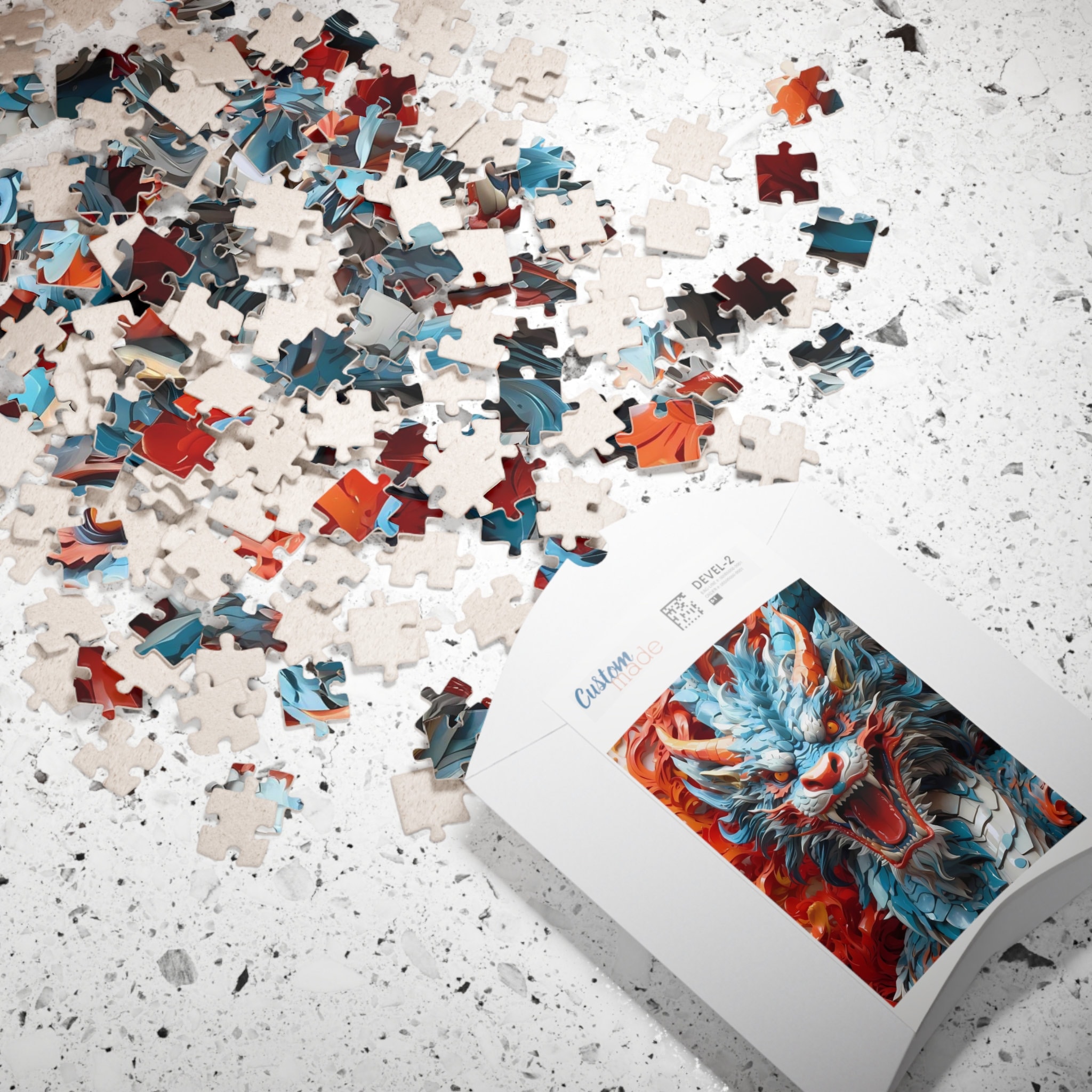 Chinese Dragon Puzzles for Adults, Fantasy Jigsaw Puzzle, Jigsaw ...