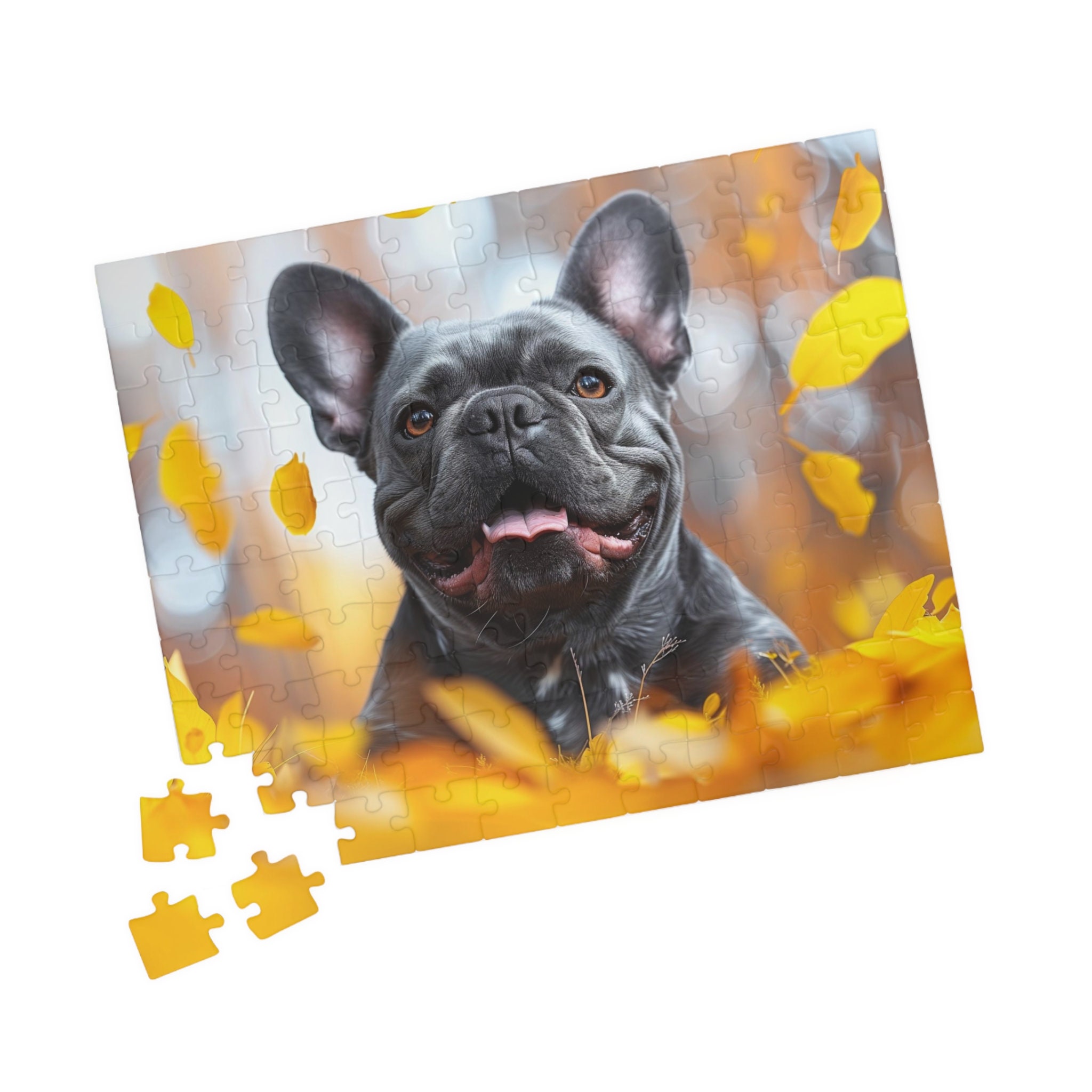 Original French Bulldog Puzzle, Unique Gifts for Dog Lovers, Dog Puzzle ...
