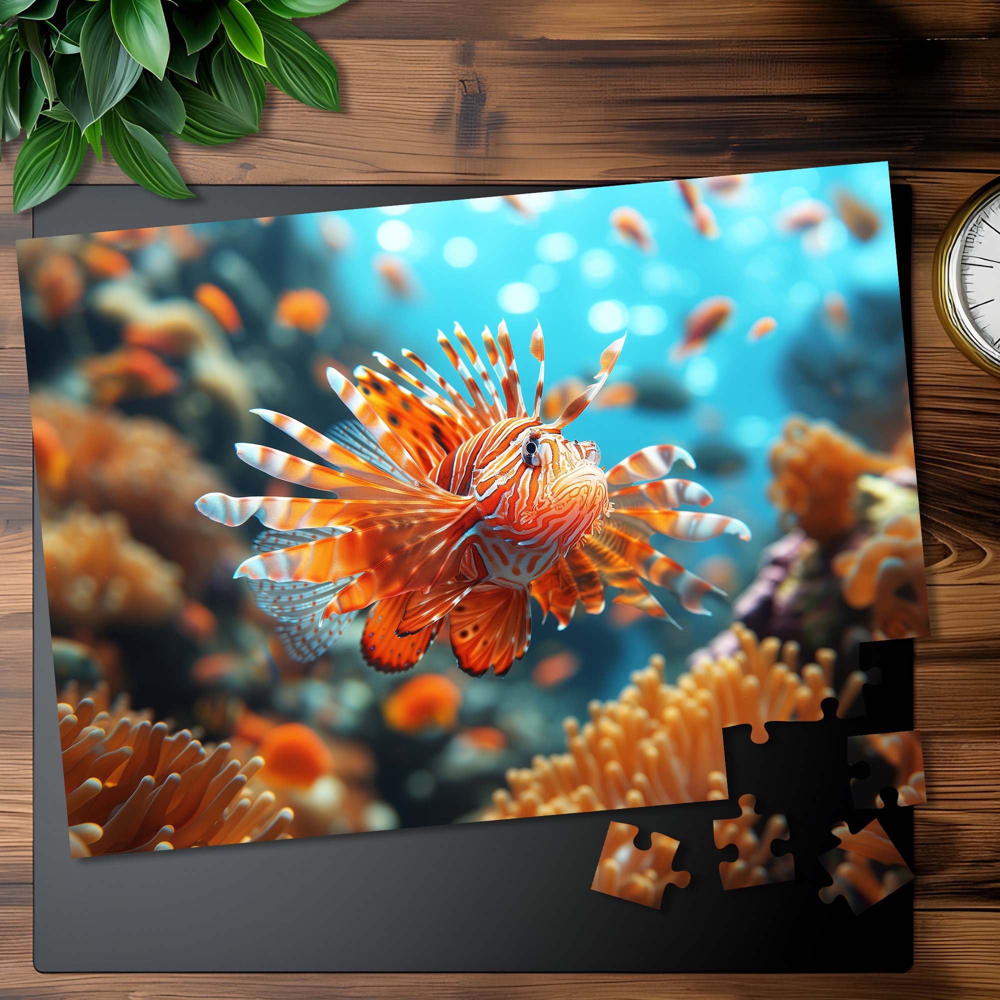 Coral Reef Jigsaw Puzzle, Ocean Jigsaw Puzzles, Lion Fish Puzzle ...