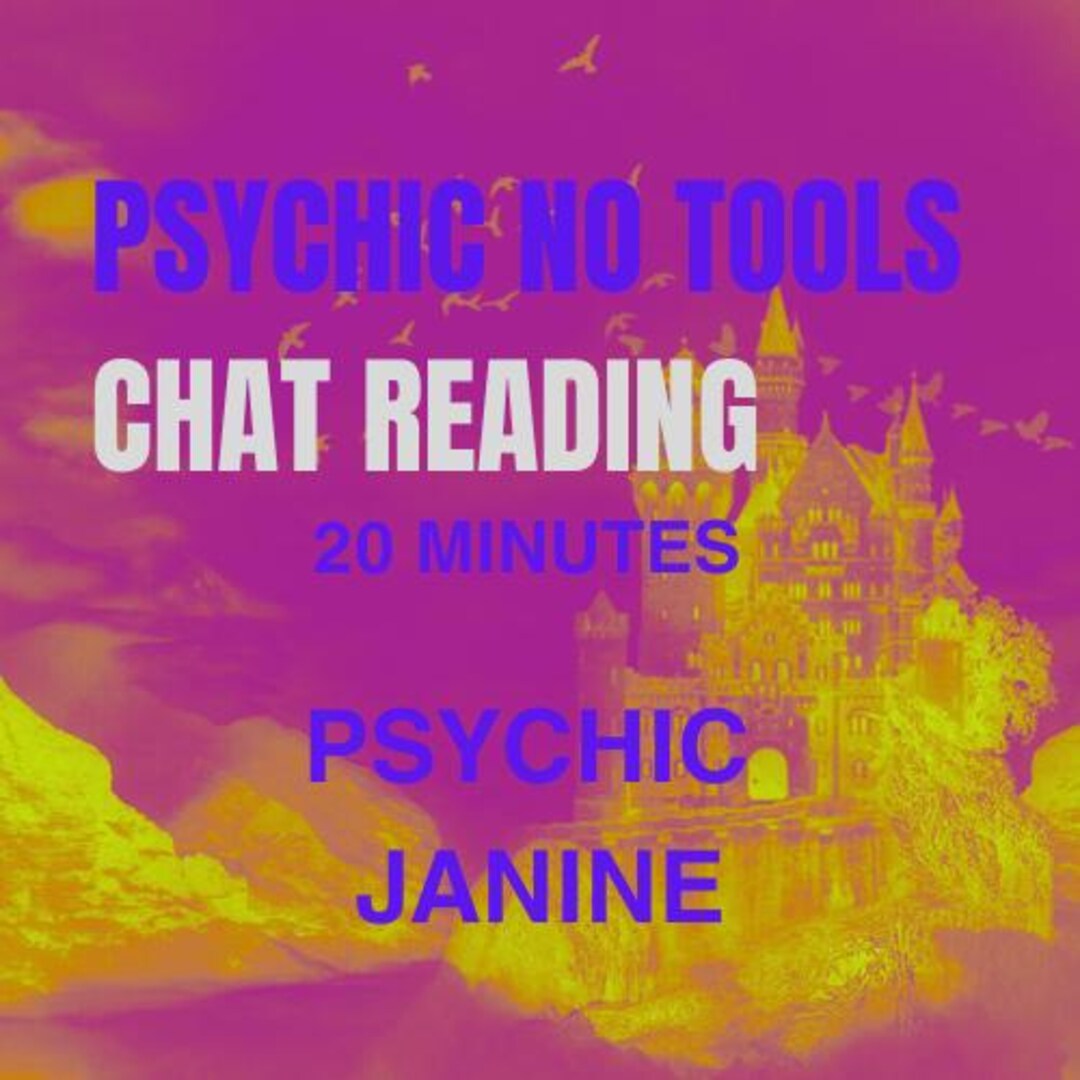 Psychic No Tools Chat Reading 20 Minutes Future Insight (PDF Delivery ...