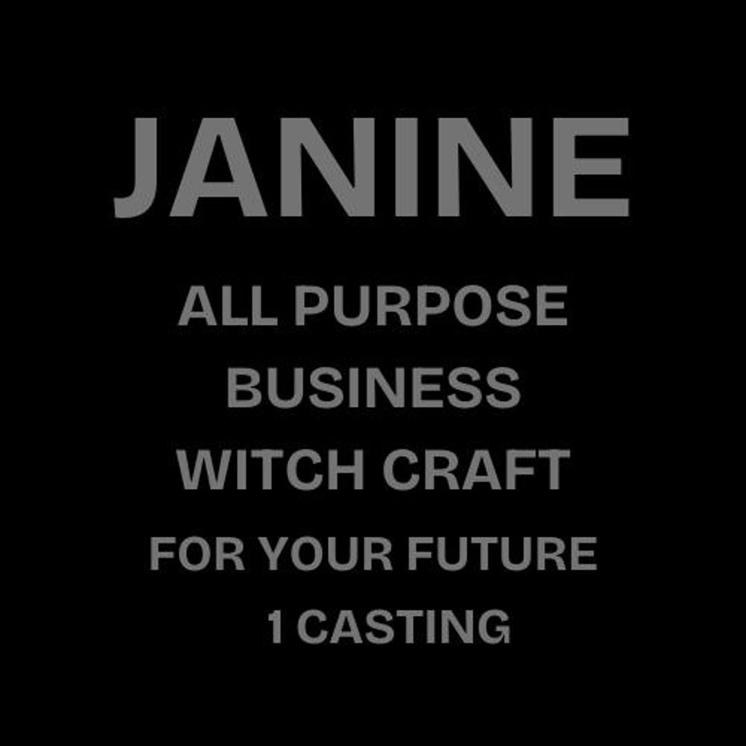 Janine All Purpose Business Witch Craft for Your Future - Etsy