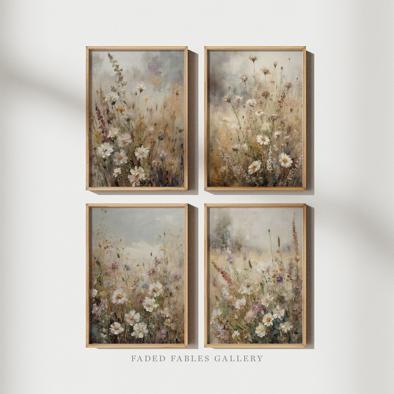 4 Piece Wall Art - Etsy