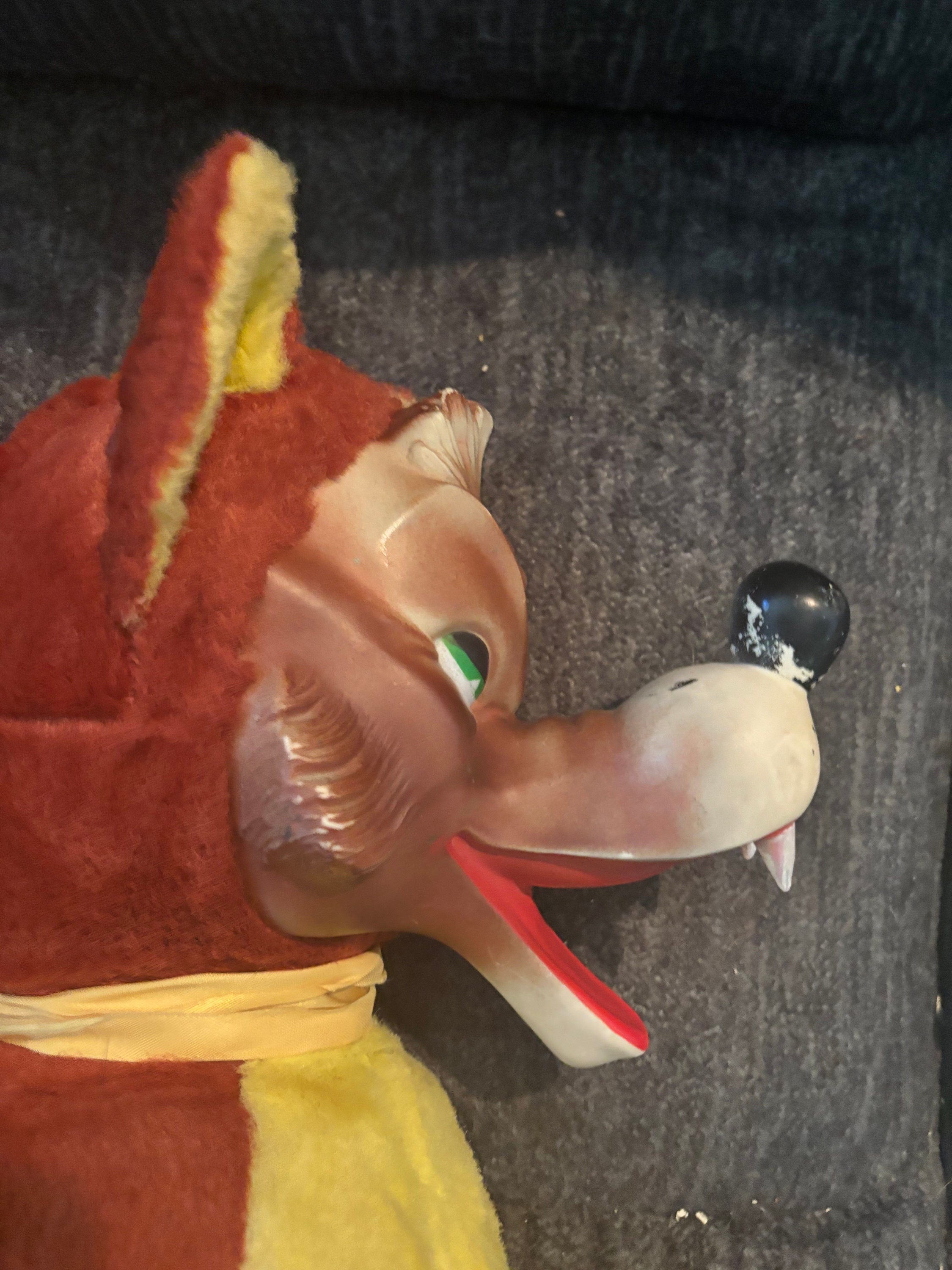 Vintage 1950s Rubber Faced Big Bad Wolf - Etsy