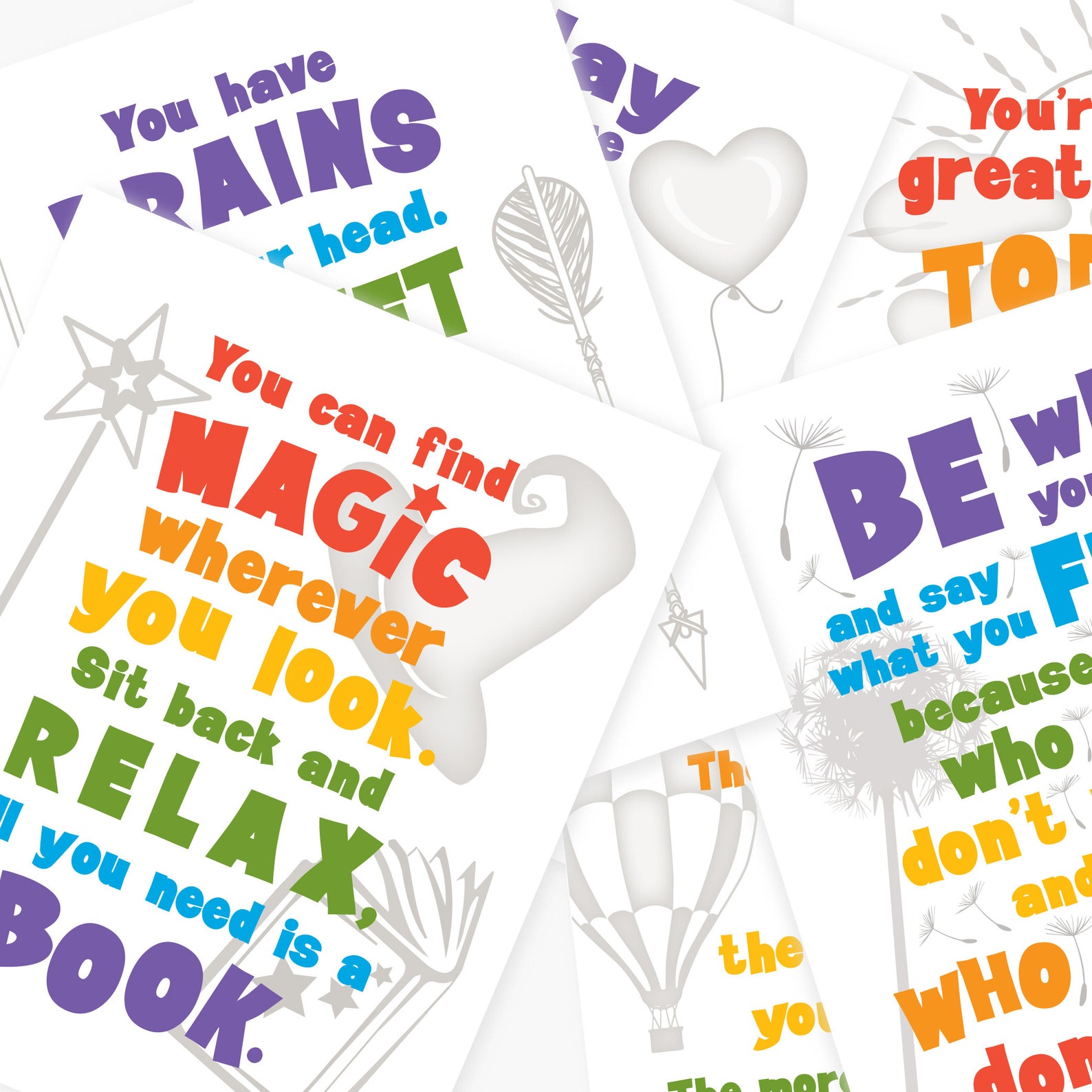 Motivational Quotes for Kids, Inspirational Posters for Kids Room ...