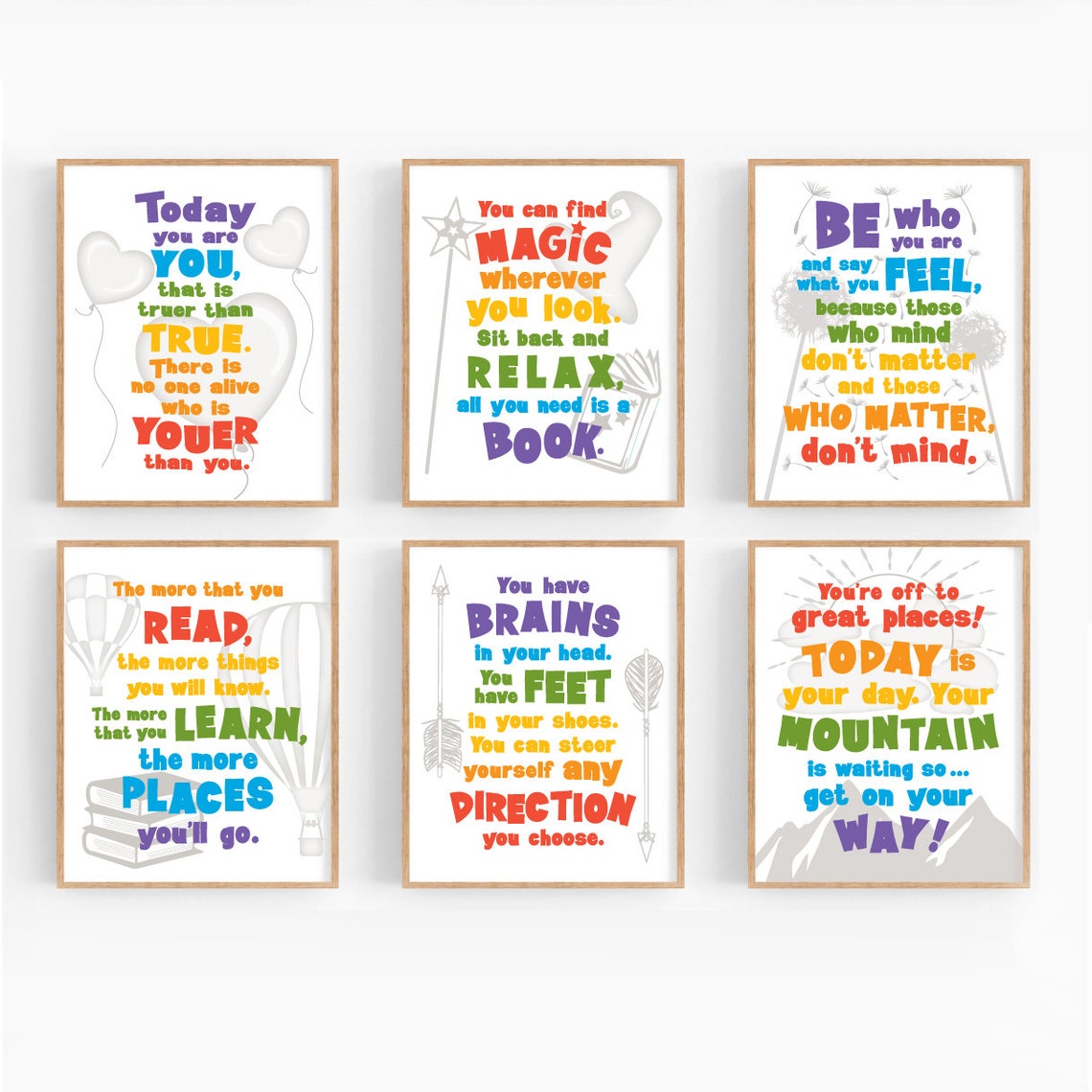 Motivational Quotes for Kids, Inspirational Posters for Kids Room ...