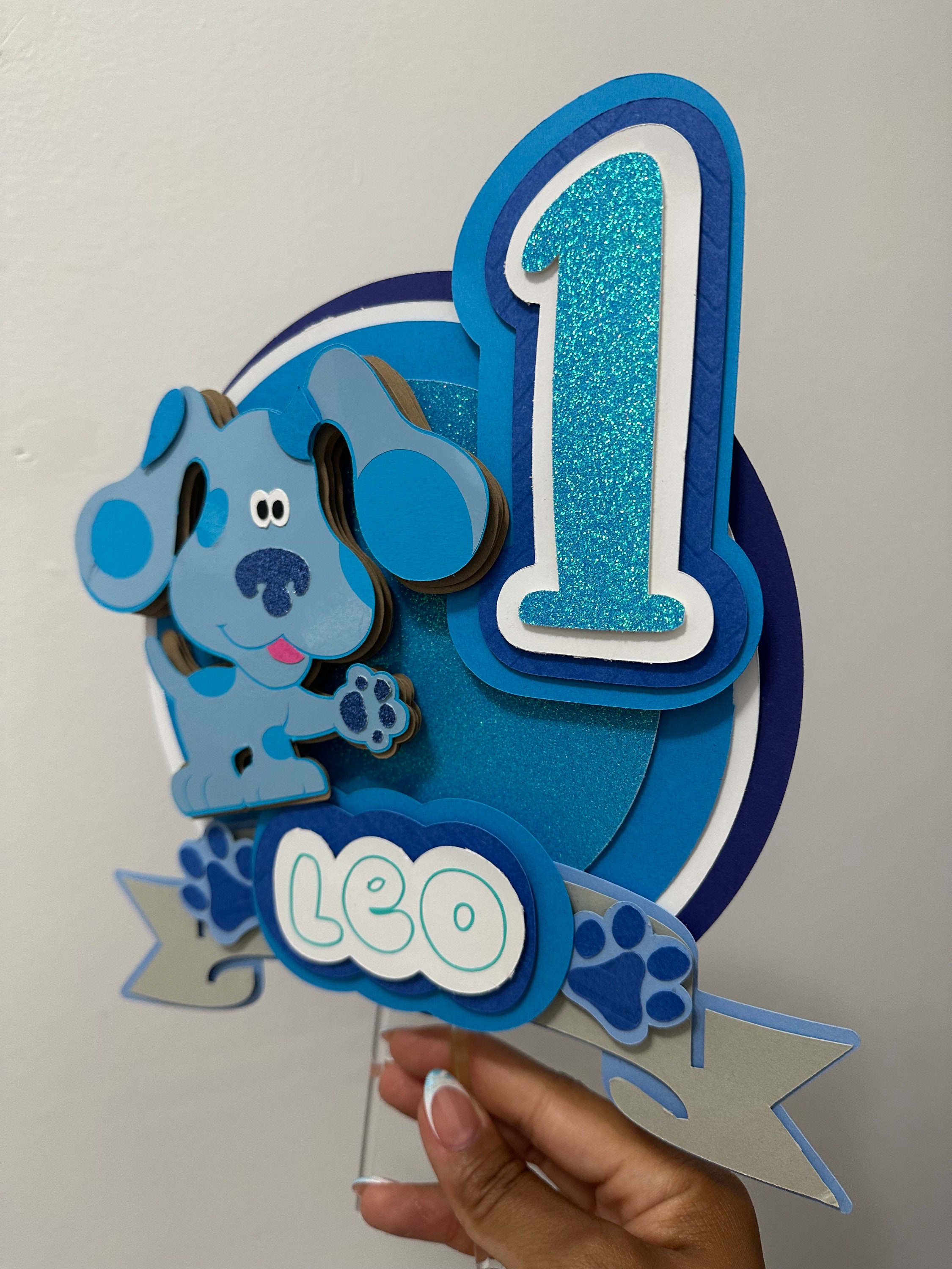 Personalized Blues Clues Cake Topper - Etsy