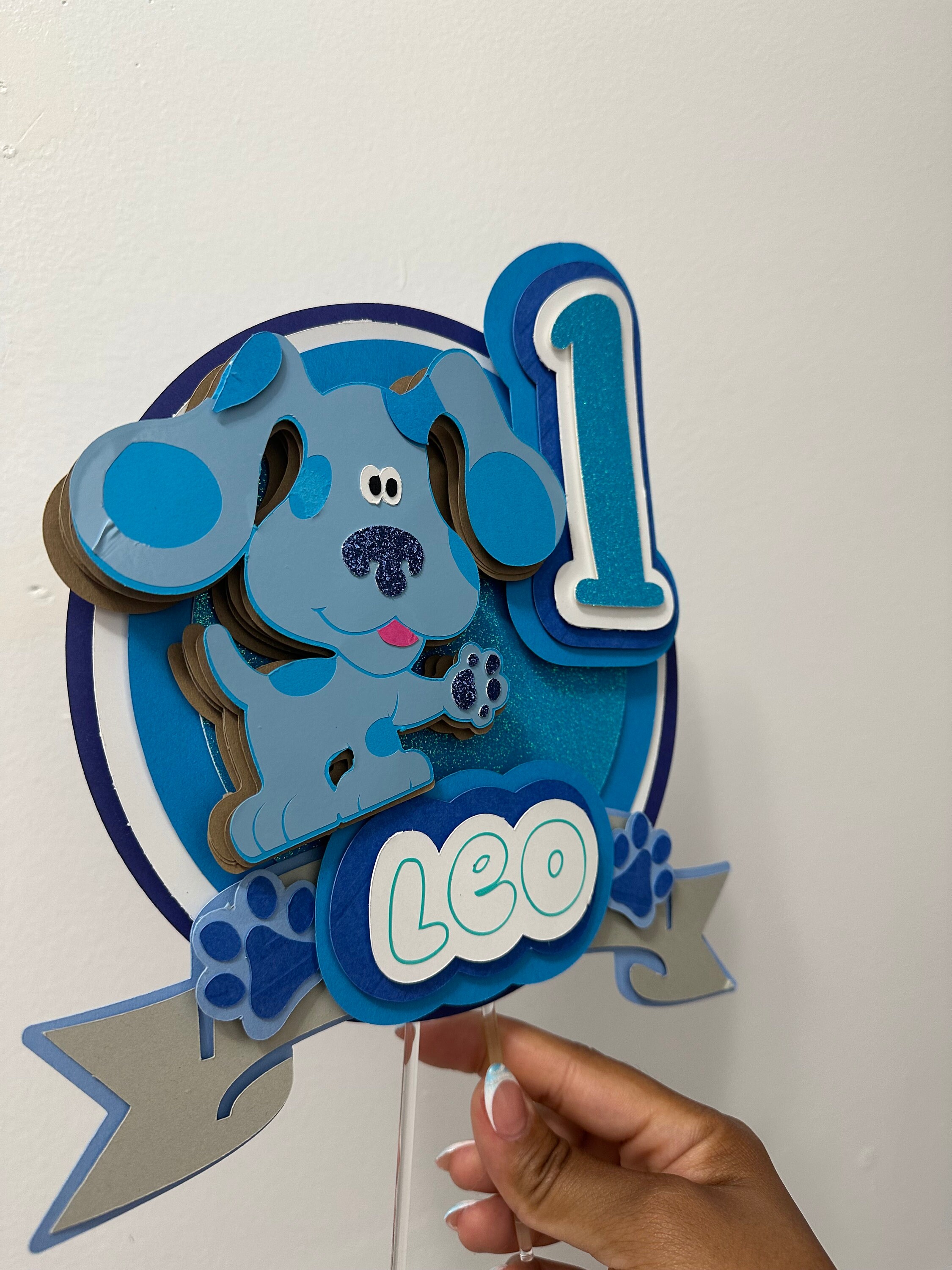 Personalized Blues Clues Cake Topper - Etsy