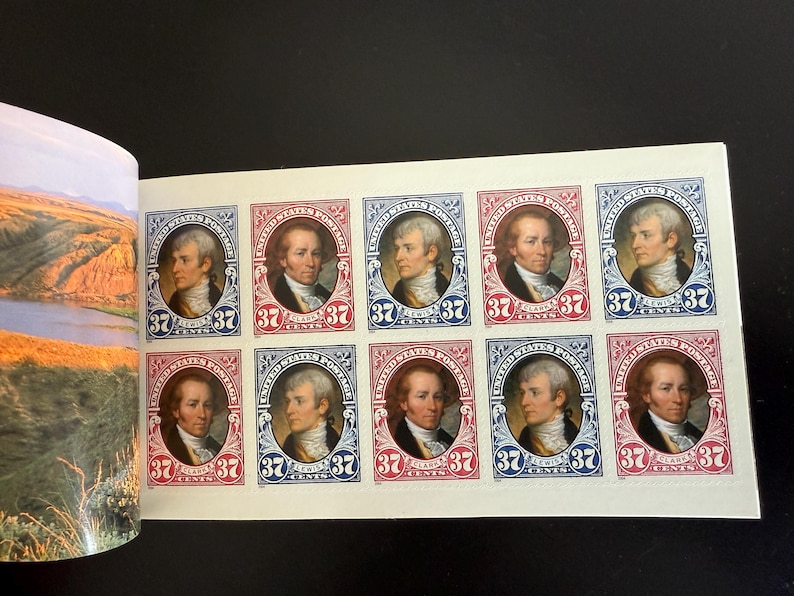 USPS Lewis & Clark Anniversary Booklet - Twenty 37 Cent Stamps Scott ...