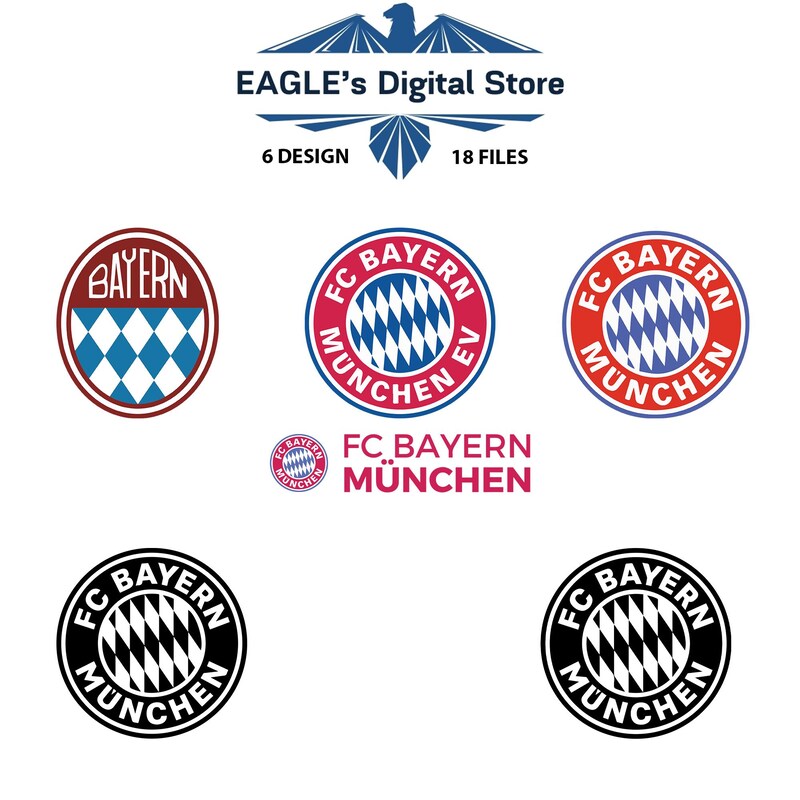 Fc bayern logo wandtattoo - Etsy.de