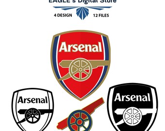 Logo Arsenal Dxf-Svg-PNG - Etsy France