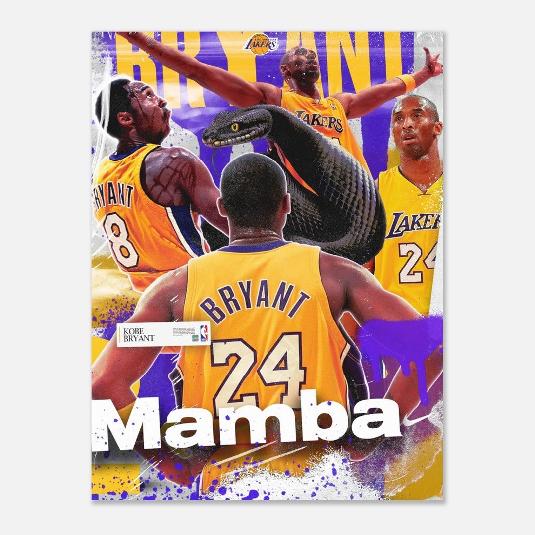 Kobe Bryant Mamba Semi-glossy Poster - Etsy