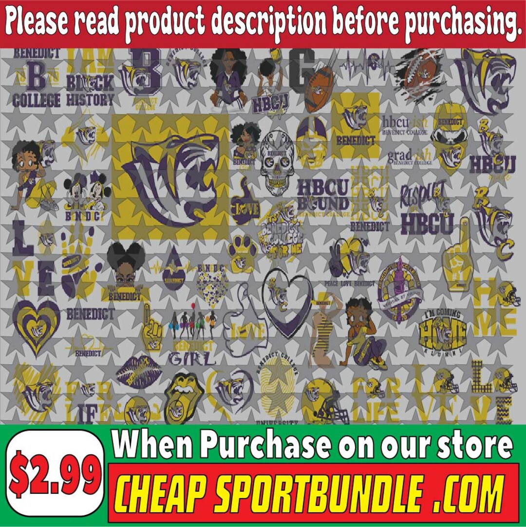 Benedict College Svg, HBCU Svg Collections, HBCU Svg, Football Svg ...