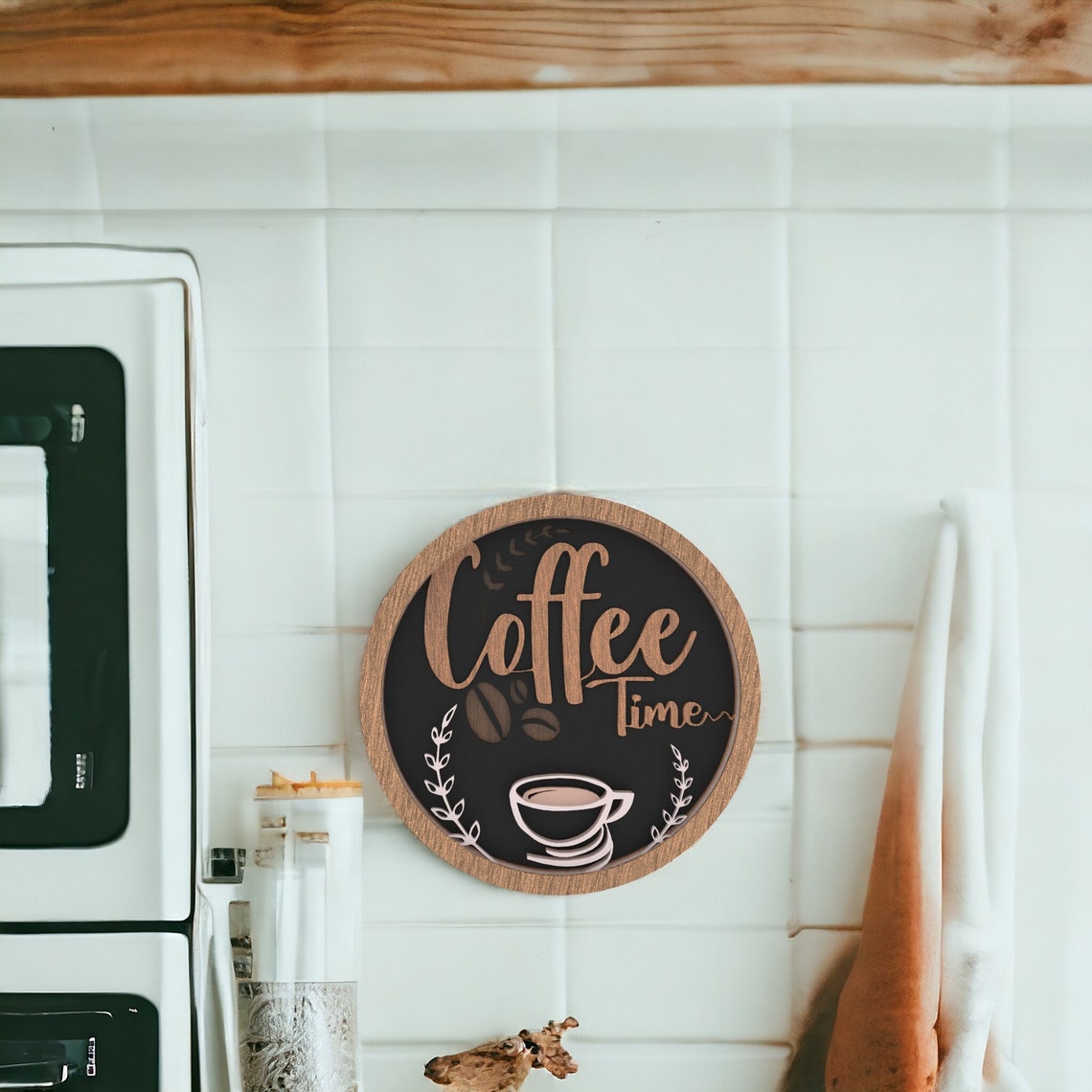 Coffee Svg,dxf-laser Cut Files- 6 Multilayer Art Piece for Glowforge ...