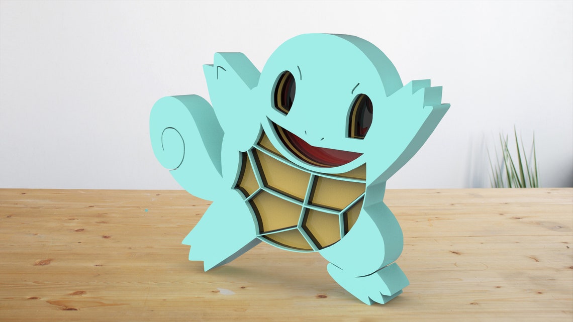 Anime Multi-layer Svg,dxf-laser Cut Files- 7 Multilayer Art Piece for ...