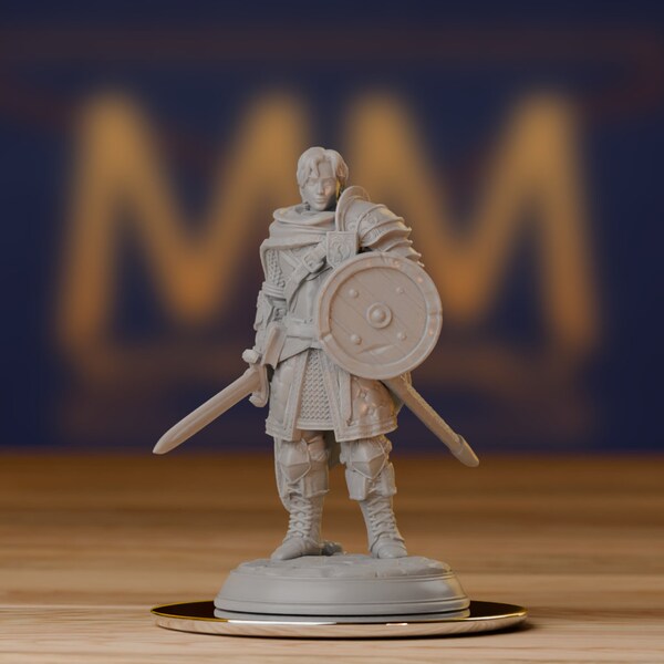Male Human Fighter Miniature - Etsy