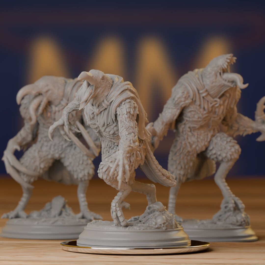 3pc Infected Crows Ravenous Birds Eldritch Horrors Cursed Tengu ...