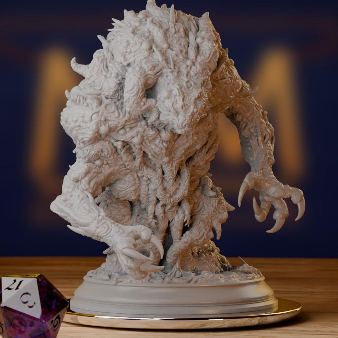 THE AMALGAMATION Miniature Giant Ooze Monster Mini Dungeons and Dragons ...