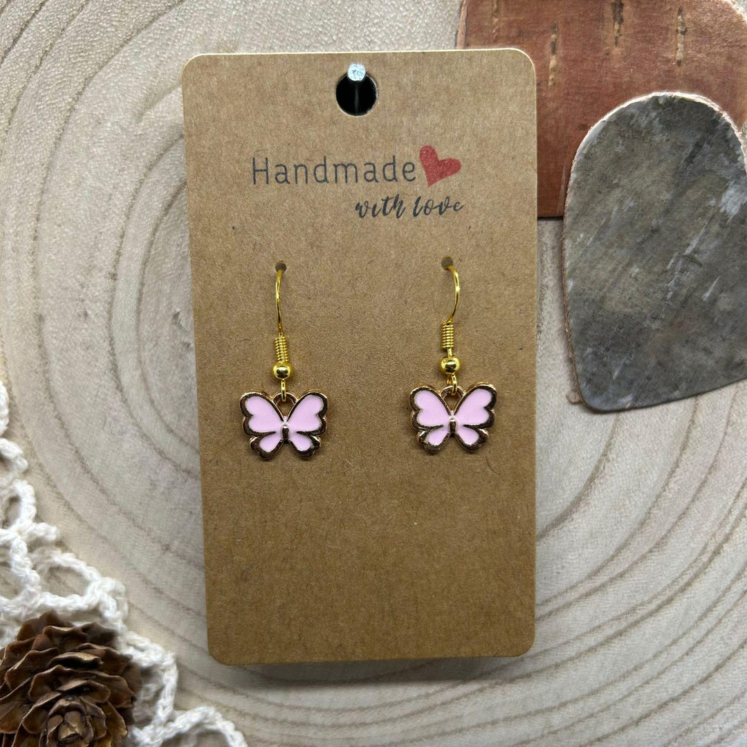 Colorful Butterfly Earrings – Handmade Spring Earrings in Various ...
