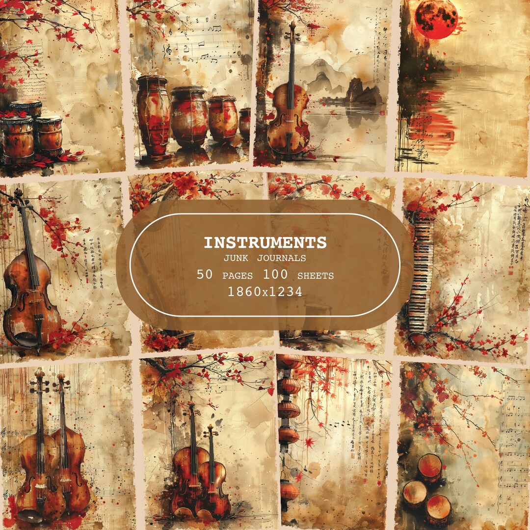 Musical Instruments, Junk Journal, Paper, Old and Vintage, Piano, Old ...