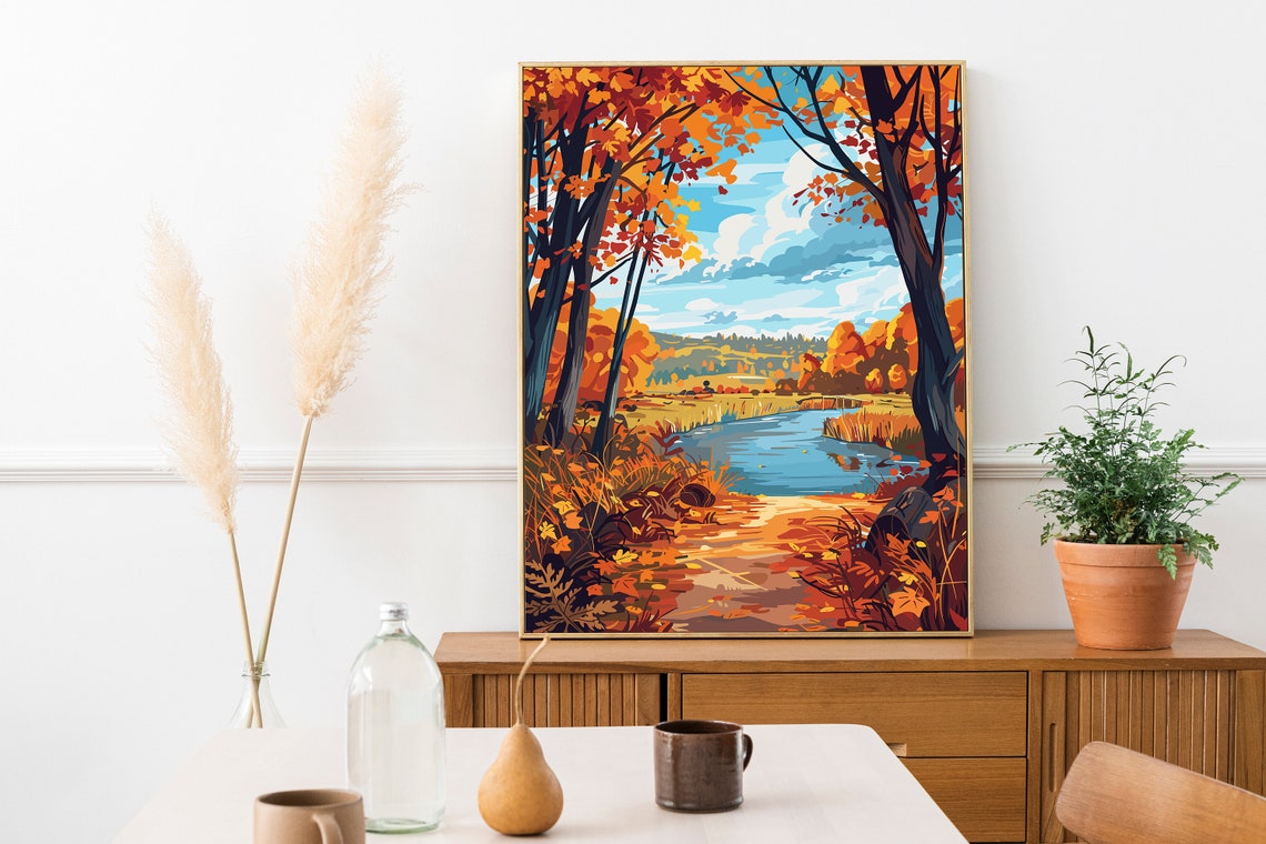 The Four Season - Set of 4 | Vector Art 24 | Home Decor | Spring ...