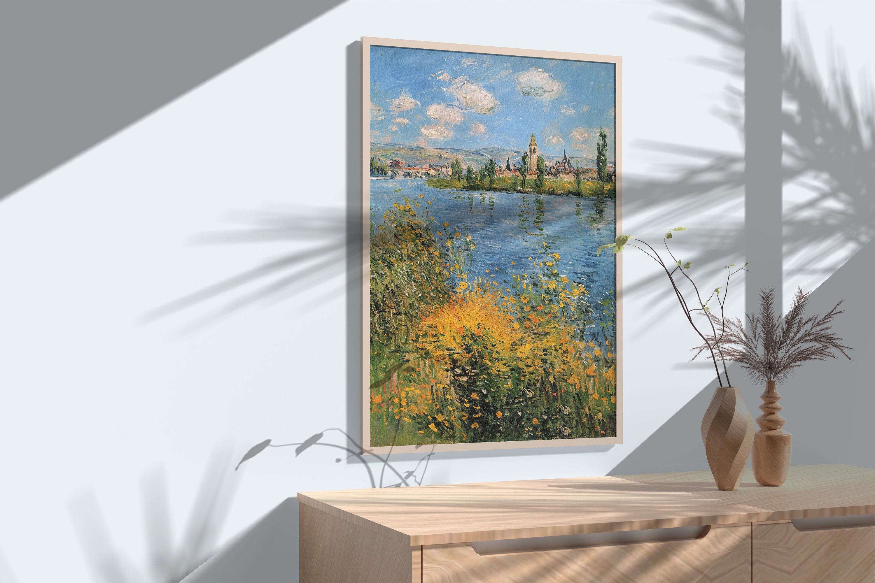 Impressionist 4 Season Art Print | Claude Monet Style | Spring | Summer ...
